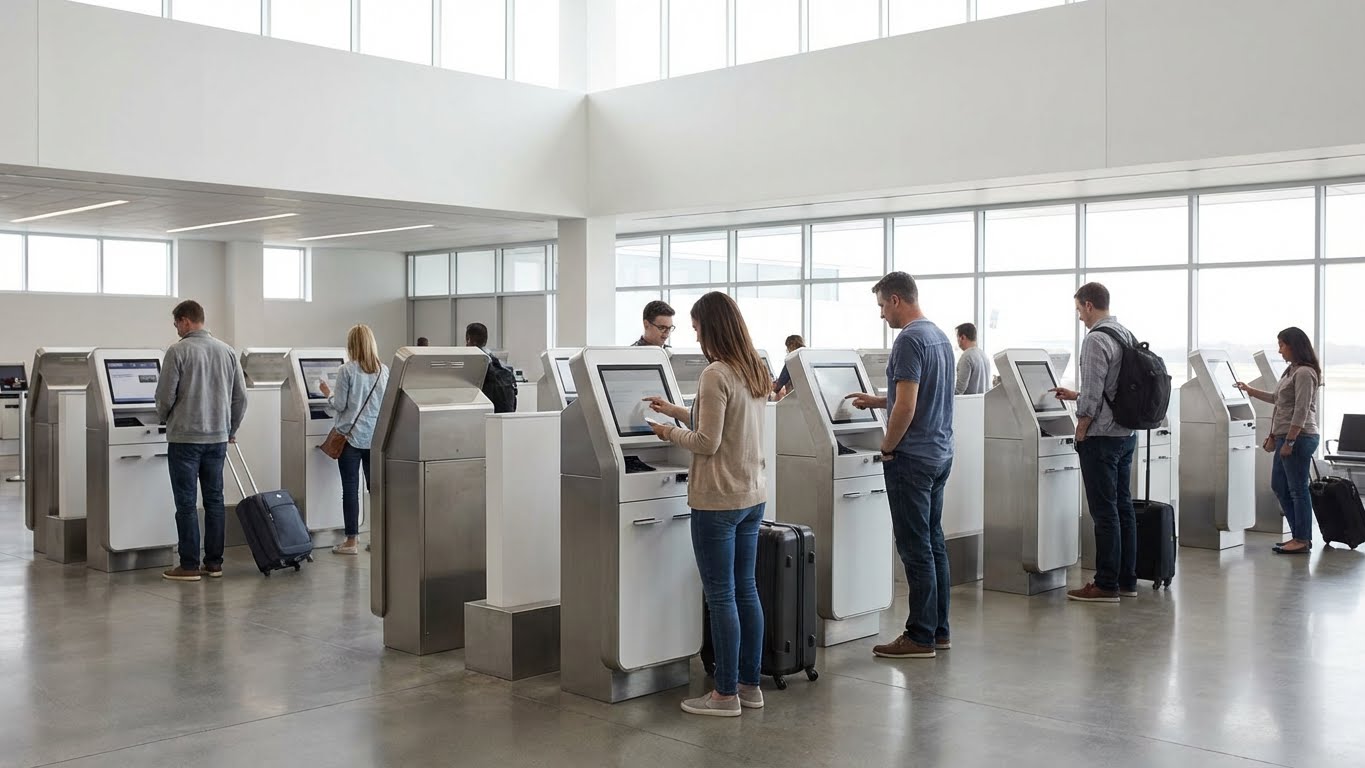 A Complete Guide to Airport Self-Check-In Kiosks - Cerafor